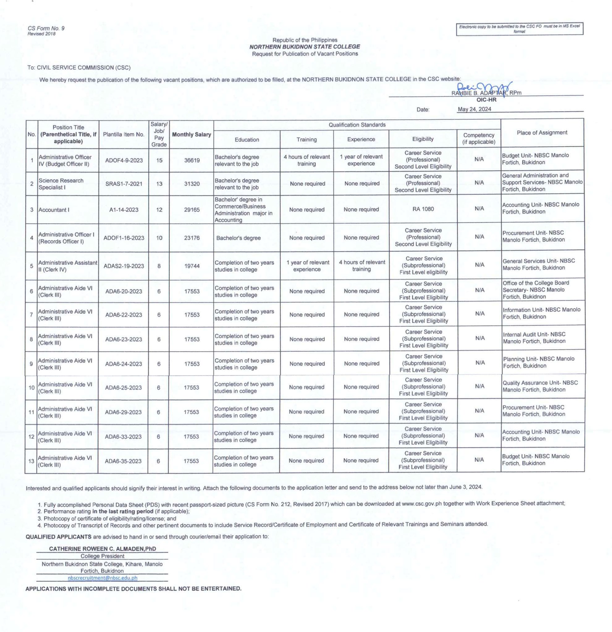 Northern Bukidnon State College | NBSC – Creando Futura ...