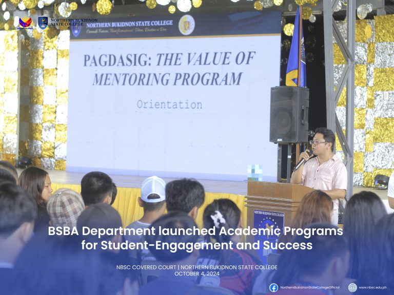 BSBA Department launched Academic Programs for Student-Engagement and ...