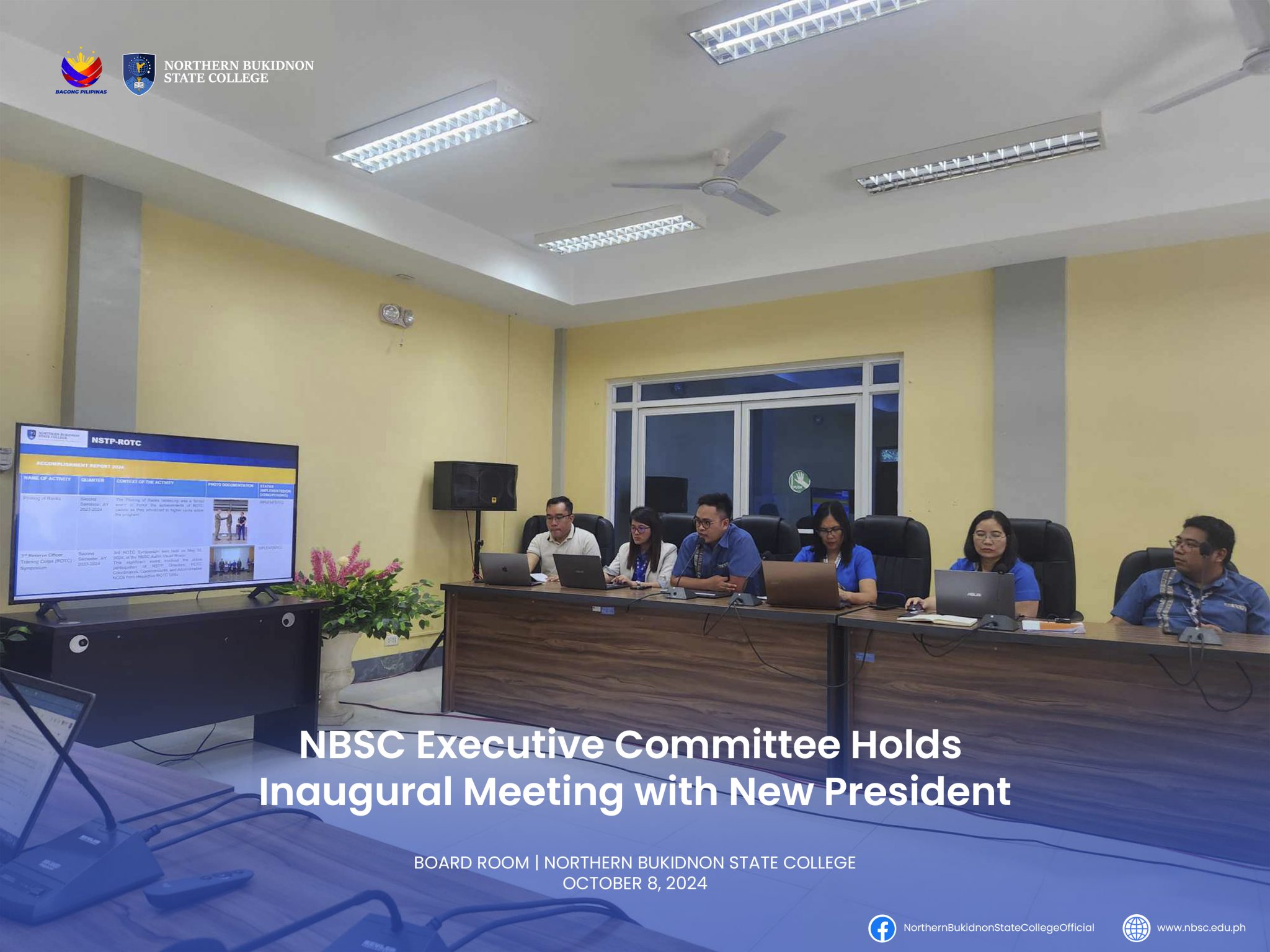 NBSC Executive Committee Holds Inaugural Meeting with New President ...