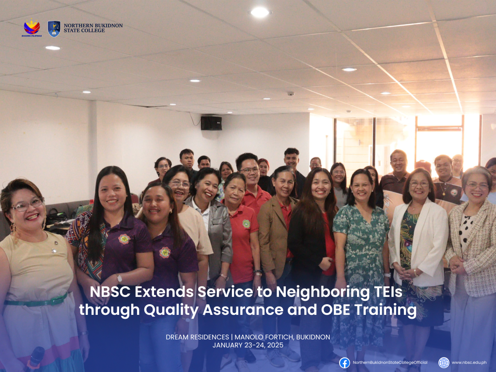 NBSC Extends Service to Neighboring TEIs through Quality Assurance and ...