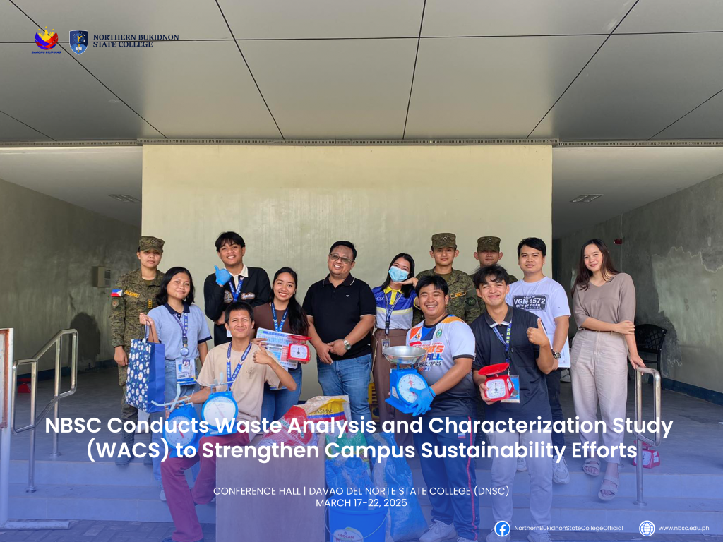 NBSC Conducts Waste Analysis and Characterization Study (WACS) to ...