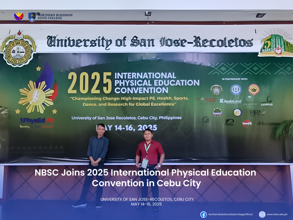 NBSC Joins 2025 International Physical Education Convention in Cebu ...