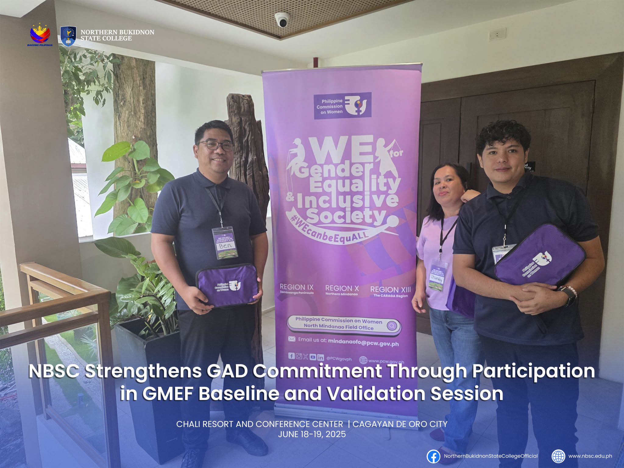 NBSC Strengthens GAD Commitment Through Participation in GMEF Baseline ...