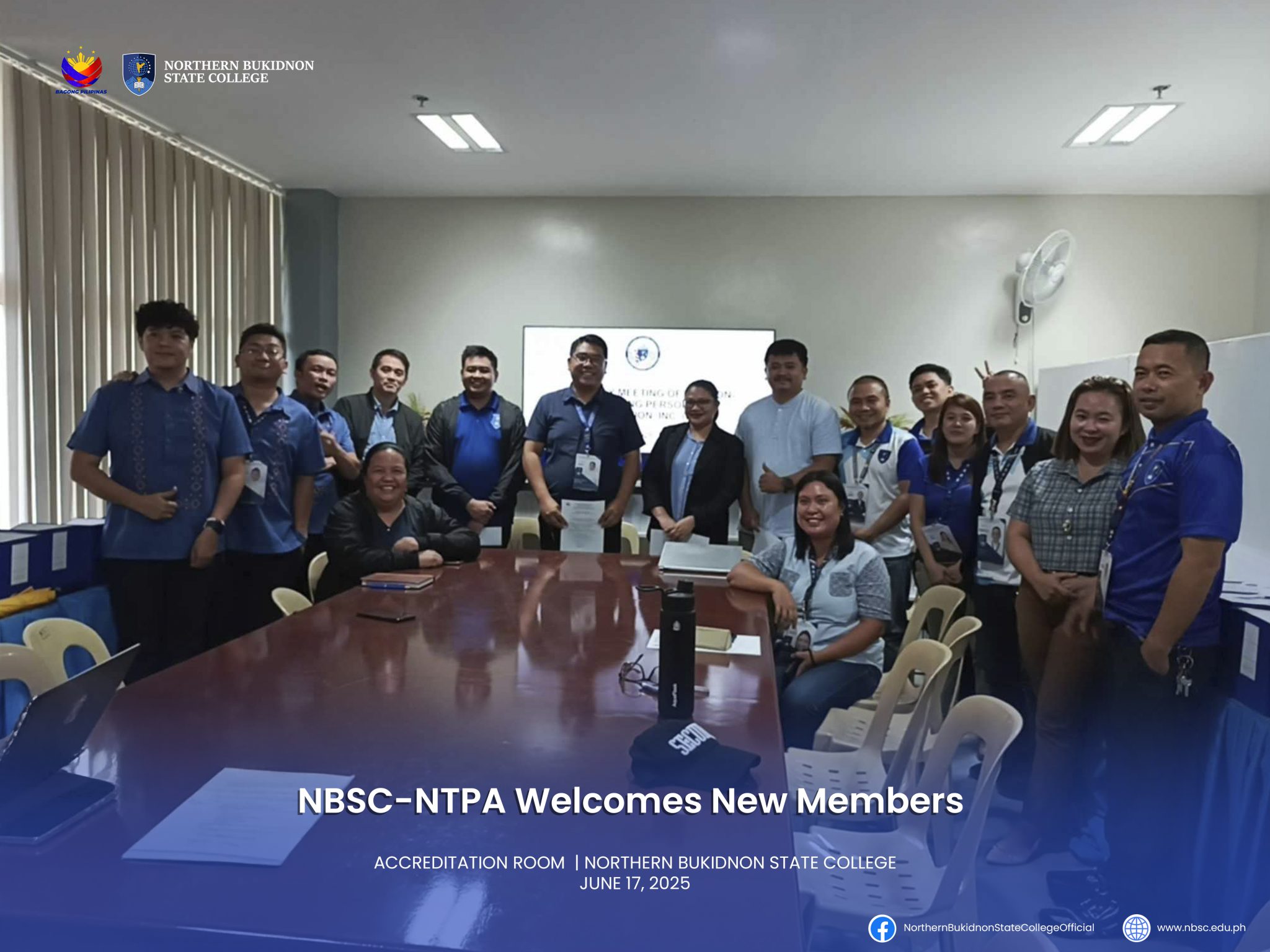 NBSC-NTPA Welcomes New Members - Northern Bukidnon State College | NBSC