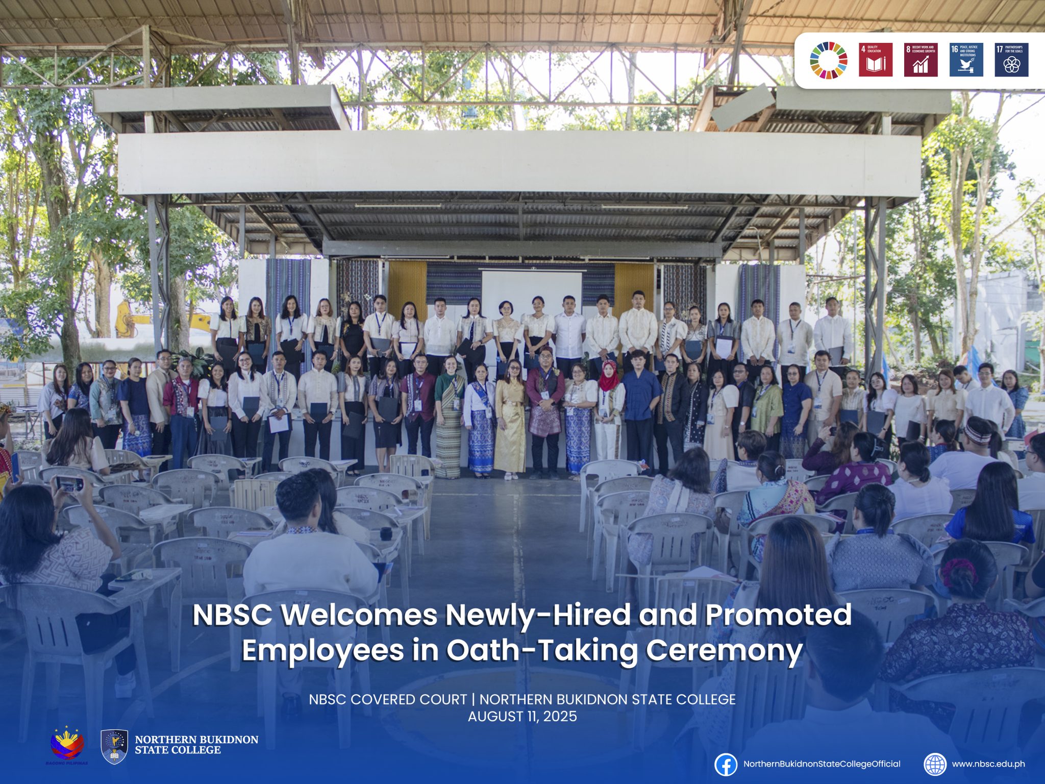 NBSC Welcomes Newly-Hired and Promoted Employees in Oath-Taking ...
