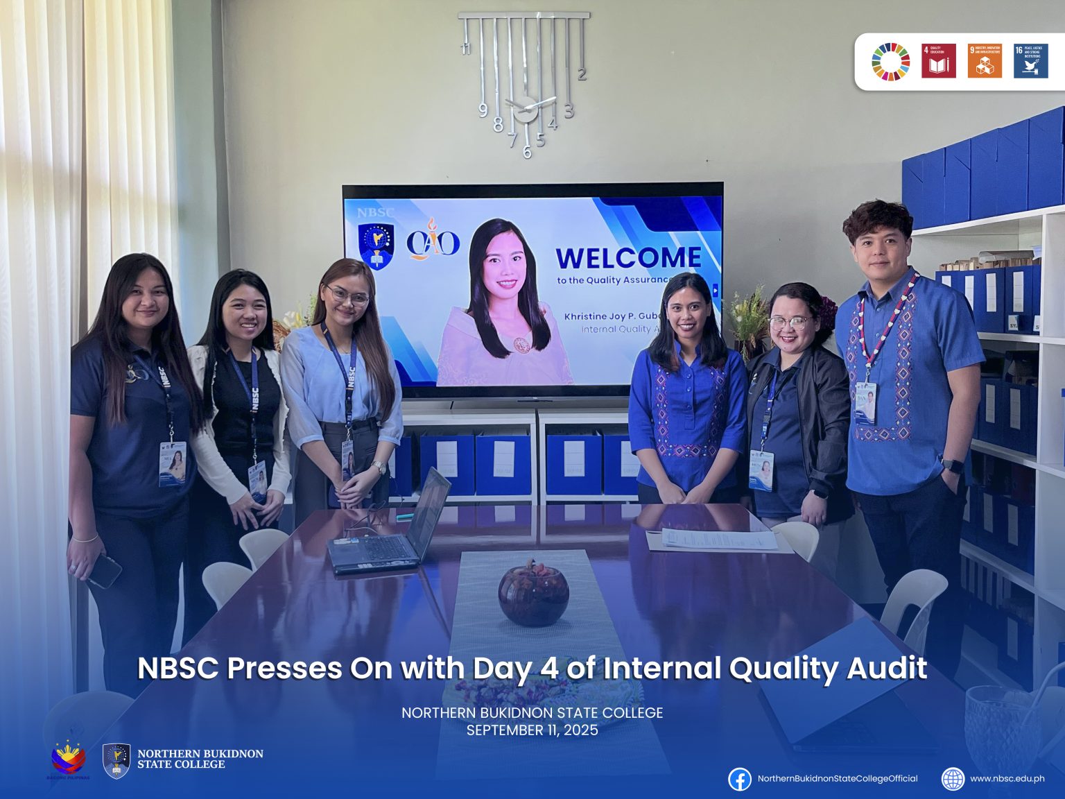 NBSC Presses On with Day 4 of Internal Quality Audit - Northern ...