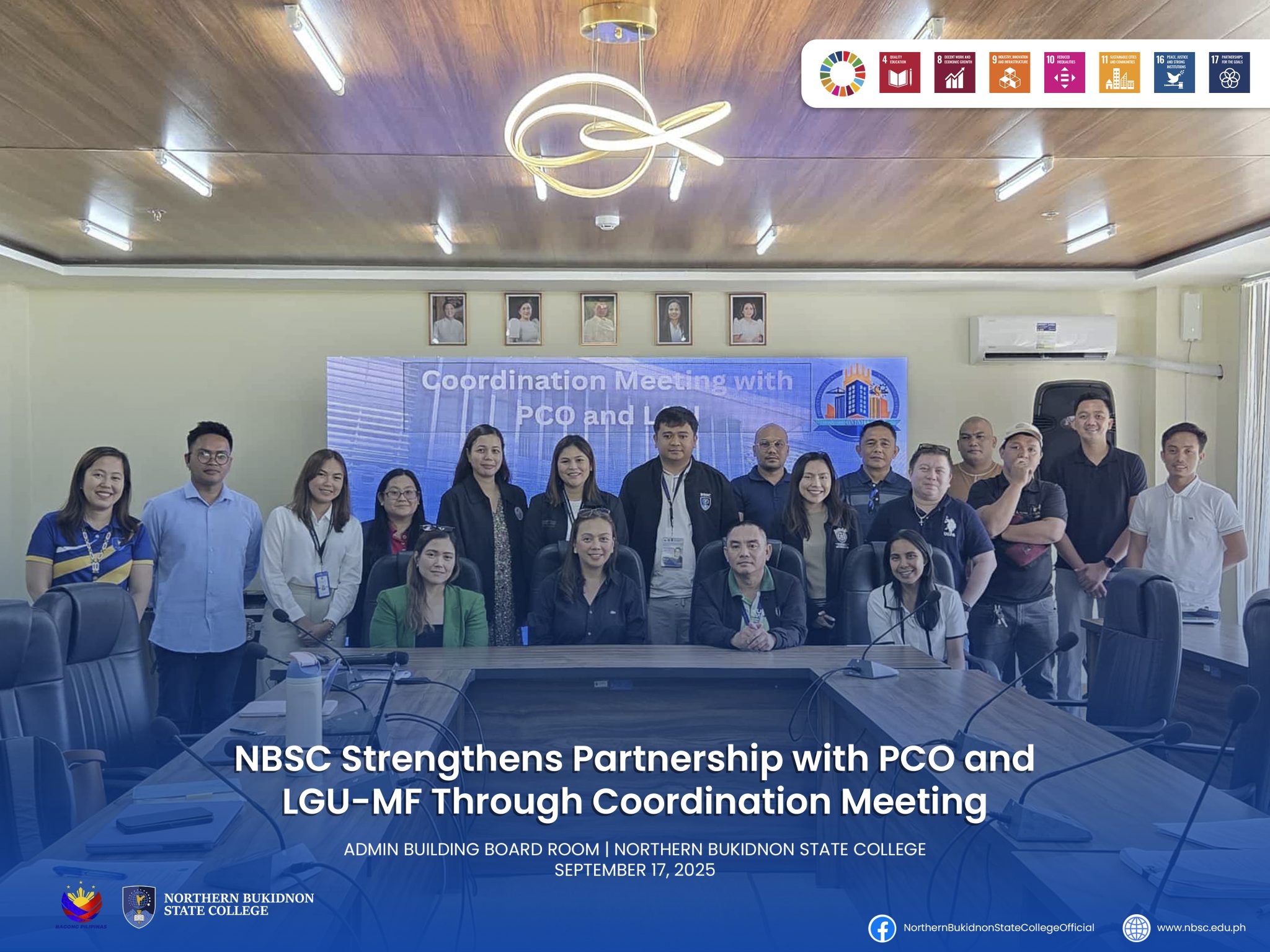 NBSC Strengthens Partnership with PCO and LGU-MF Through Coordination ...
