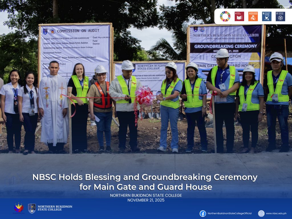 NBSC Holds Blessing and Groundbreaking Ceremony for Main Gate and Guard ...